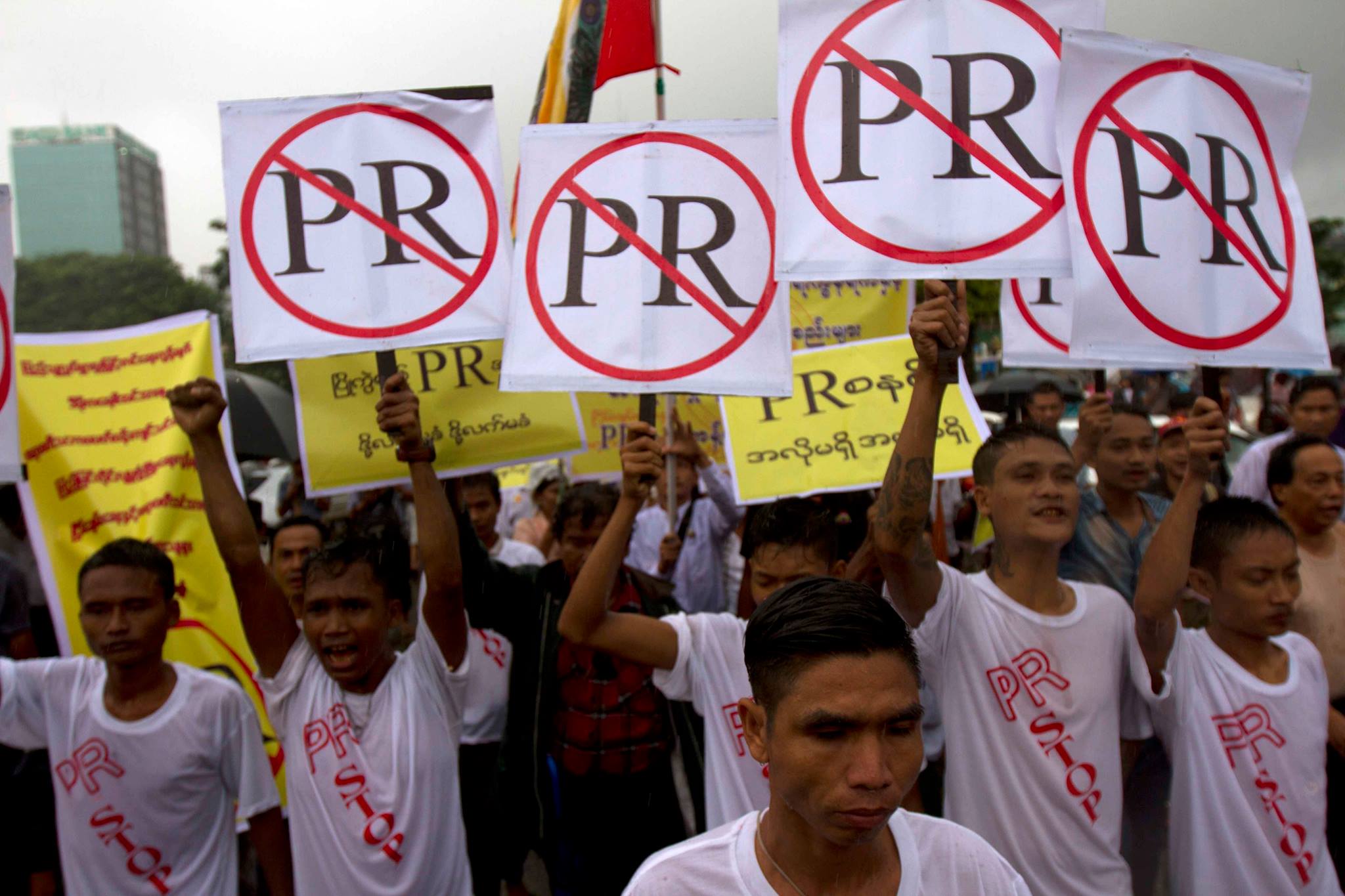 Five opposition party members charged for protest against PR system- DVB