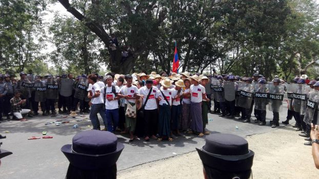 Sagaing workers' march ends in arrests- DVB
