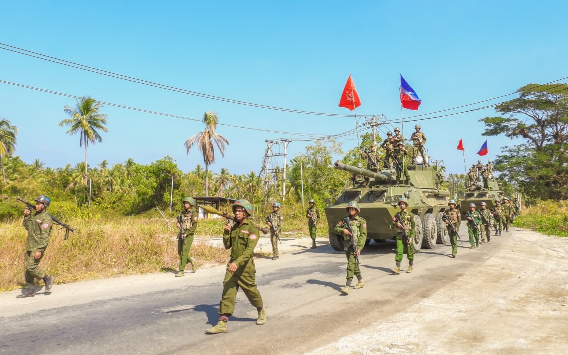 Arakan Army launches artillery strike on regime outposts in Rakhine ...